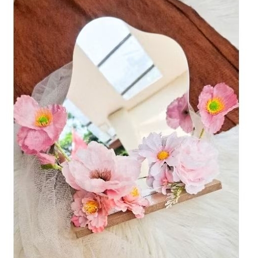 Jual CERMIN AESTHETIC BUNGA MIRROR | Shopee Indonesia