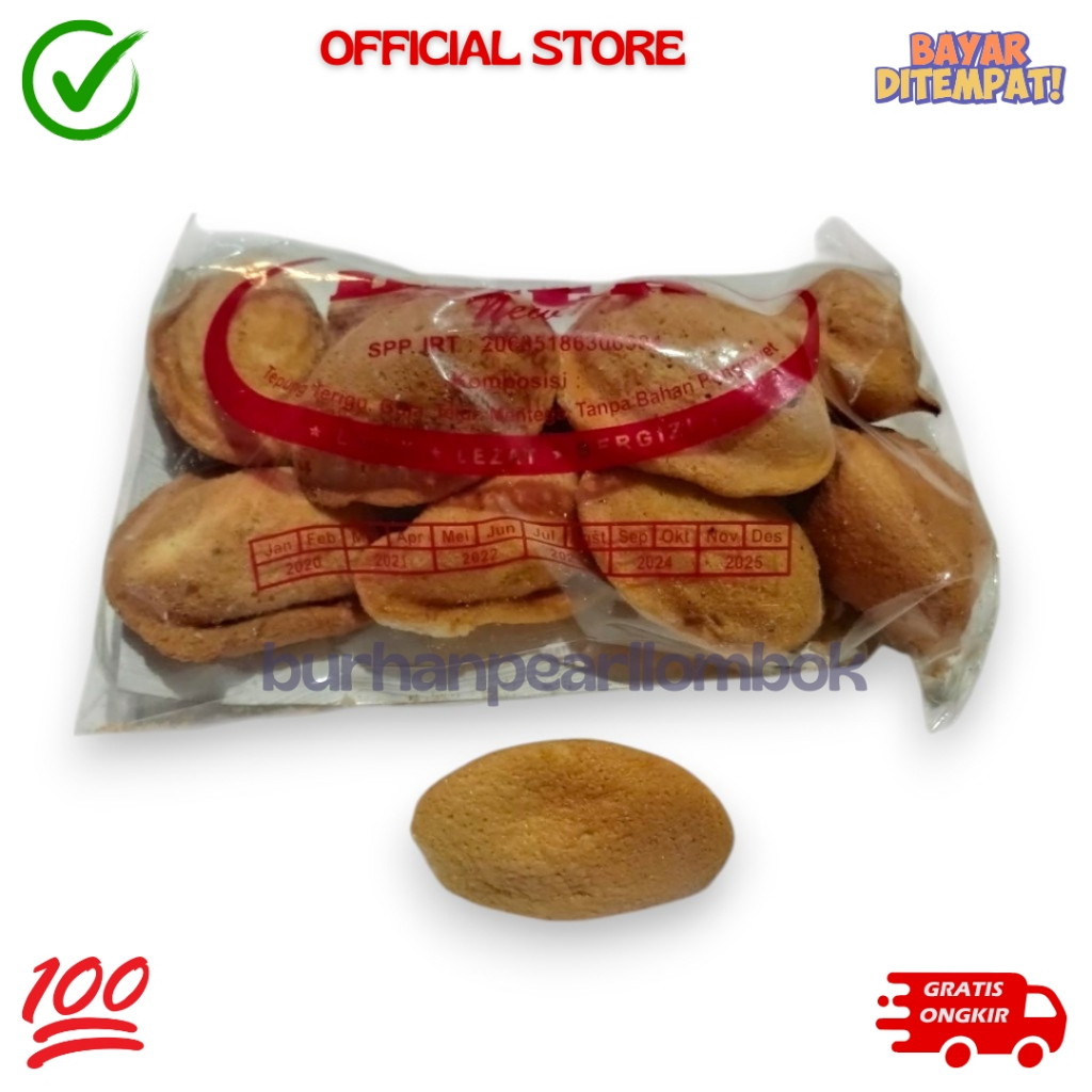 Jual Bolu Kering | Bolu Jadul | Klemben Kue Kering Isi 10 Biji | Shopee ...