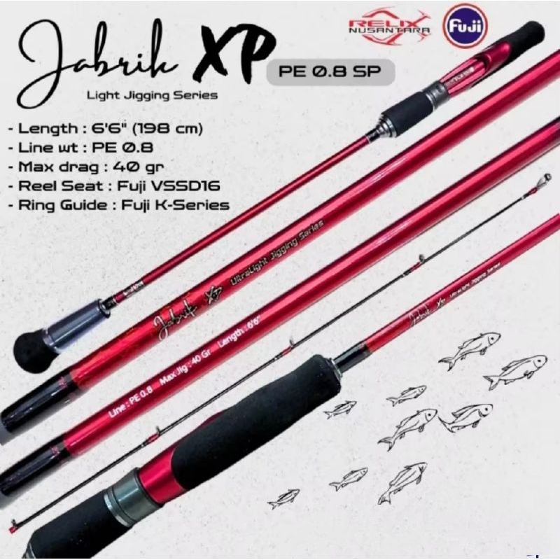 Jual Rod Jabrik XP PE 0.8 Relix Nusantara | Shopee Indonesia