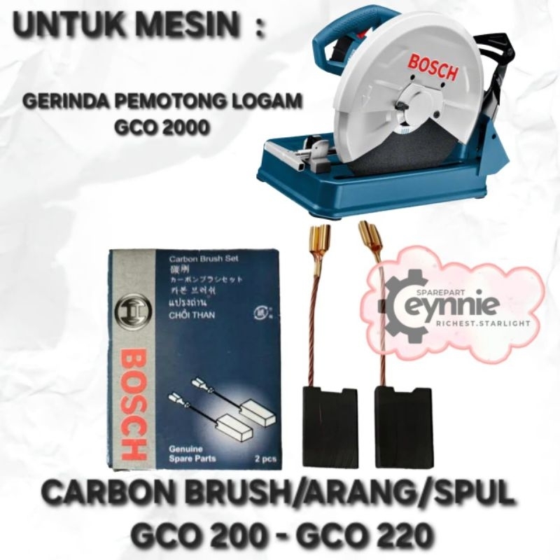 Jual CARBON BRUSH BOSCH GCO 220 GCO 200 UNTUK MESIN GERINDA GCO 2000 ...