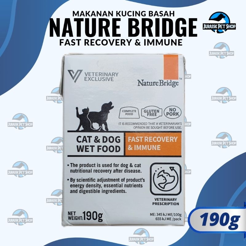 Jual Nature Bridge Recovery 190g (Kornet) - Makanan Kucing Anjing Sakit ...
