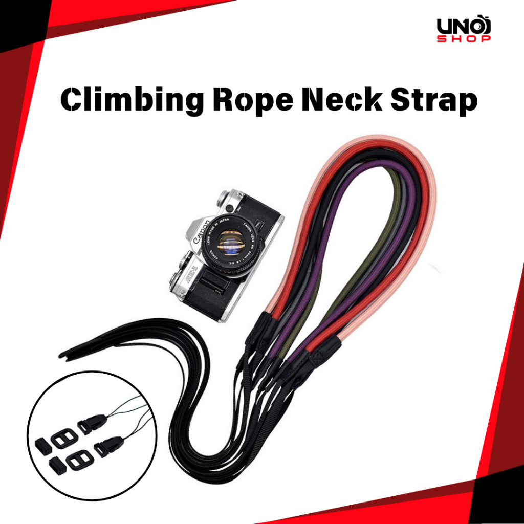Jual Climbing Rope Neck Strap Camera DSLR Mirrorless Tali Strap Kamera ...
