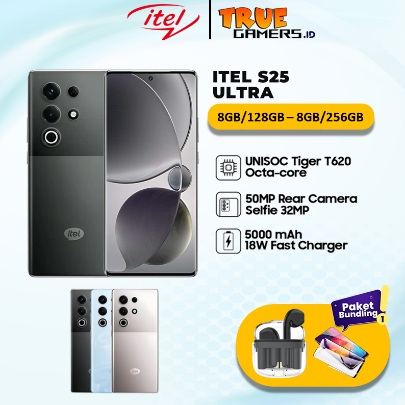 Jual Itel S25 Ultra 8/256GB 8/128GB NFC Garansi Resmi | Shopee Indonesia