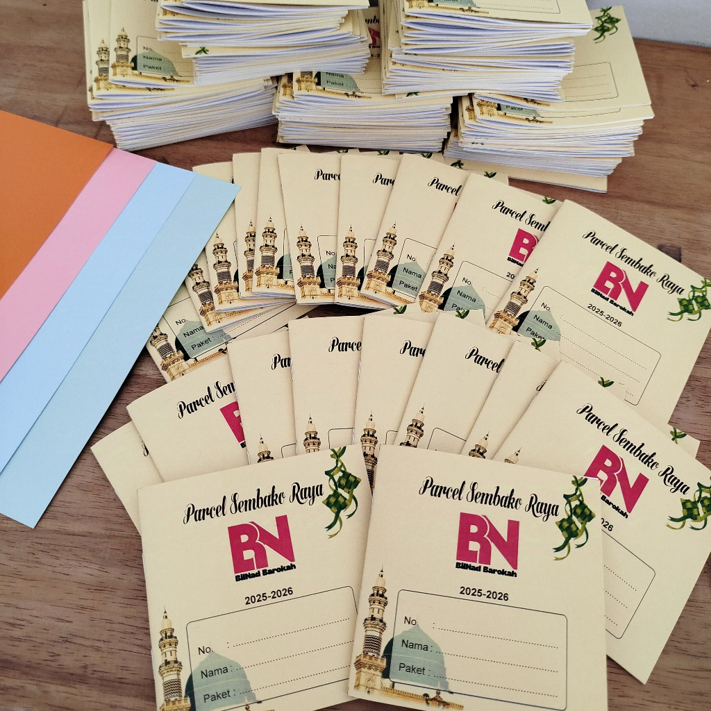 Jual Buku Paket Lebaran / Parcel Lebaran Model Stempel kalender Harian ...