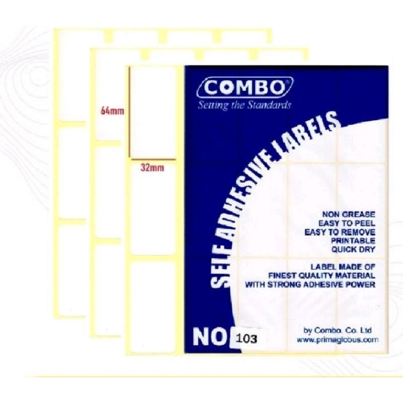 Jual Label 103 ukuran 63 x 32 mm | Shopee Indonesia