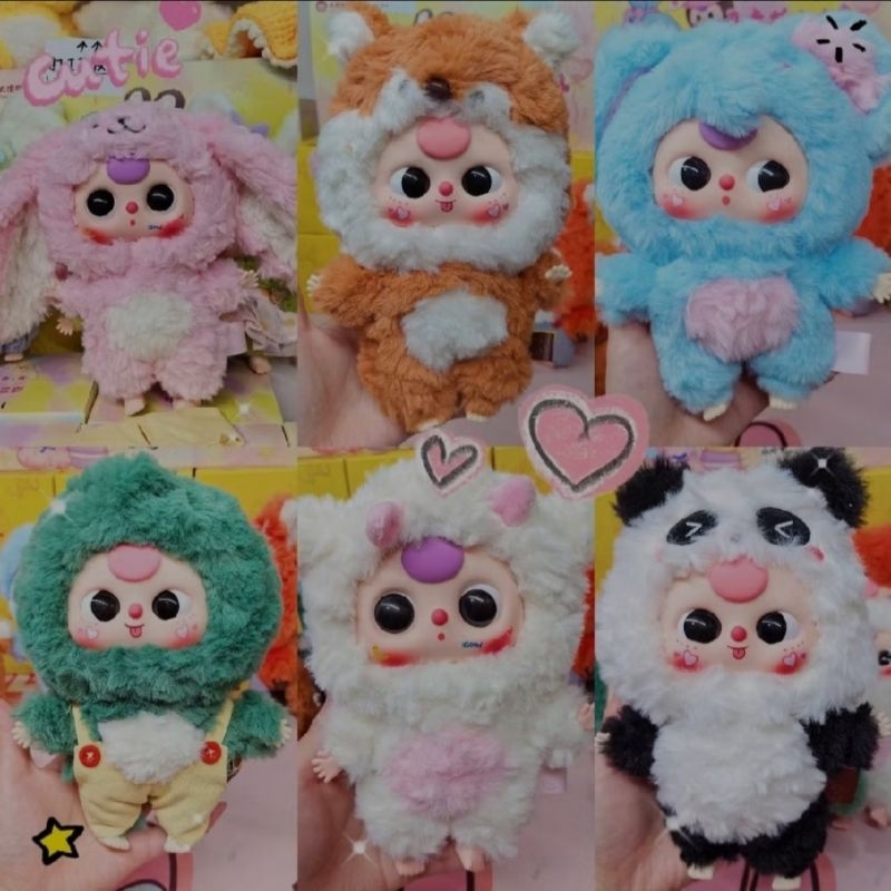 Jual Blind box Baby Three Plush Doll Version 3 Generation 3 V3 Fox ...