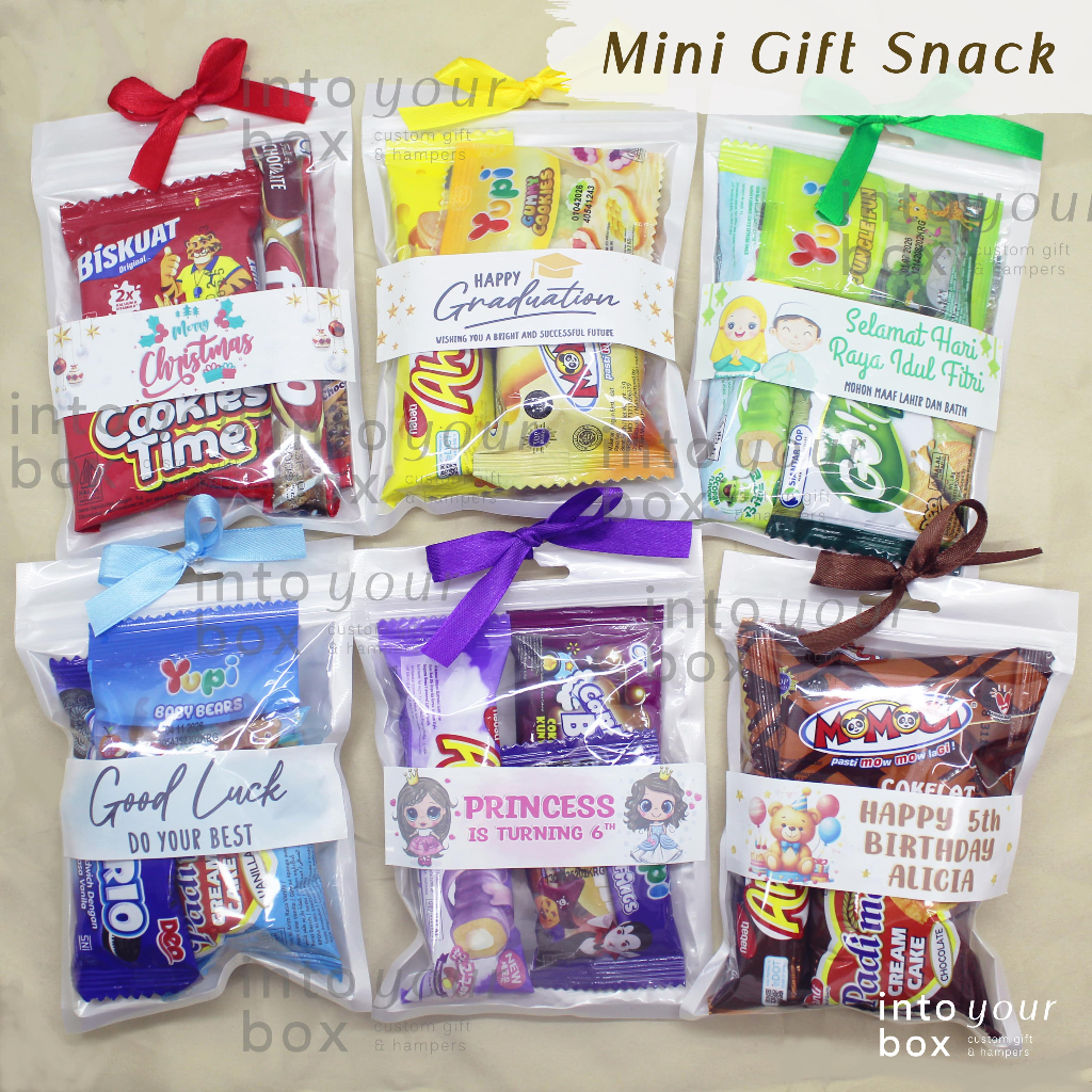 Jual Mini Gift Snack - mini hampers lebaran/ulang tahun/wisuda/sempro ...