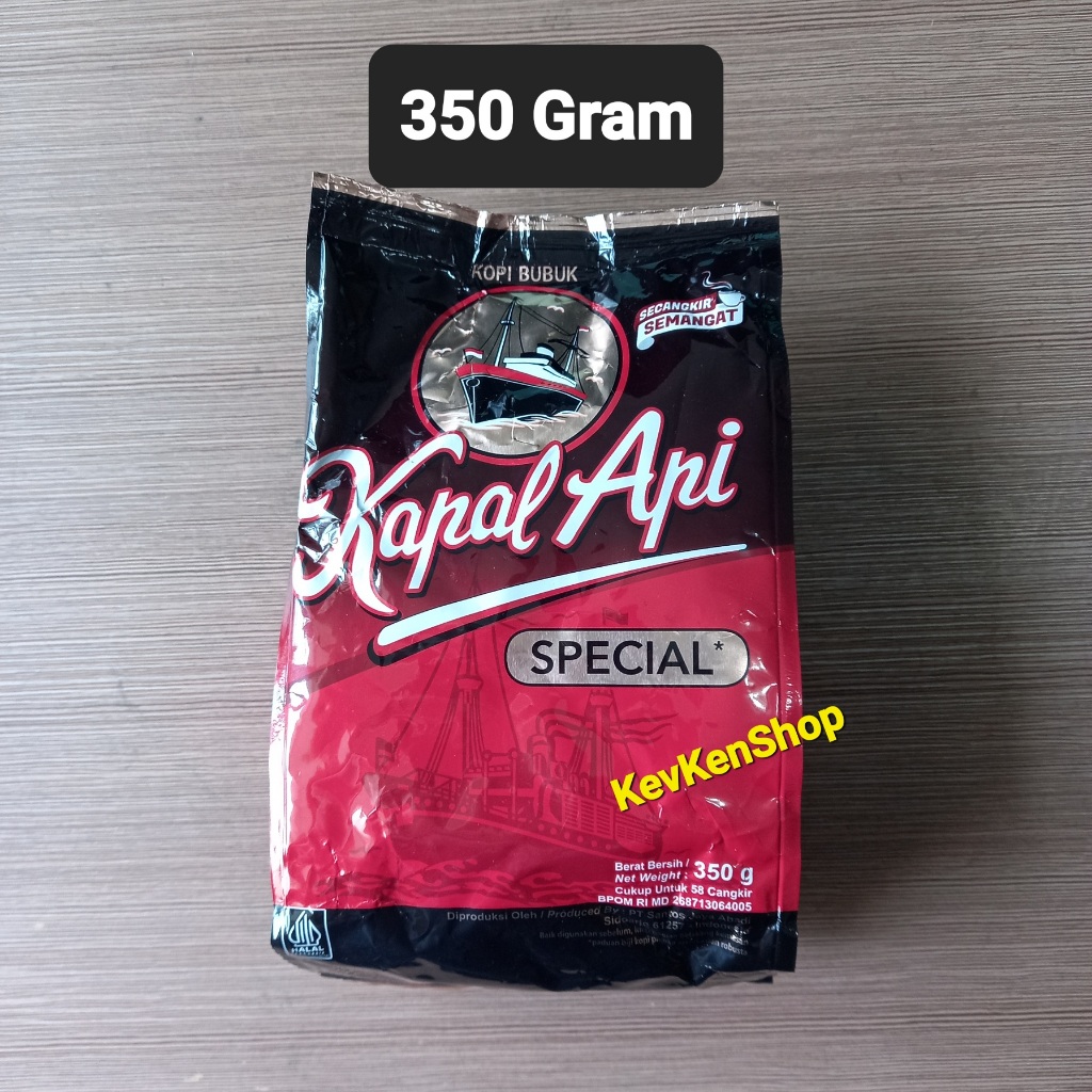 Jual Kopi bubuk KAPAL API SPECIAL Coffee 350 gram Harga per Bungkus ...