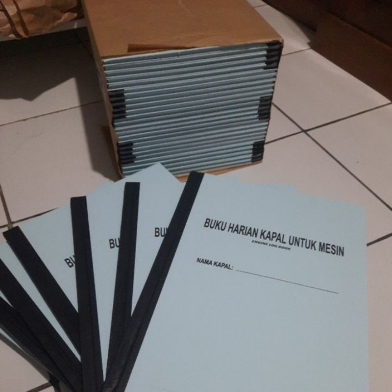 Jual Engine log book - Jurnal Mesin - Peralatan kapal - buku harian ...