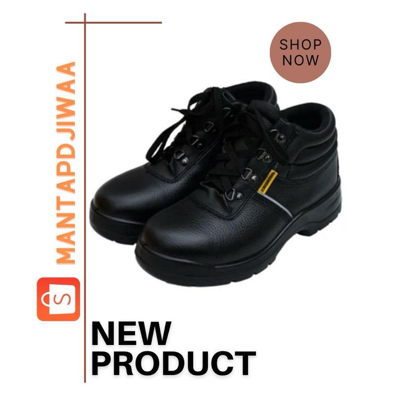 Jual Krisbow Ukuran Argus Sepatu Pengaman 6 Inci - Hitam | Shopee Indonesia