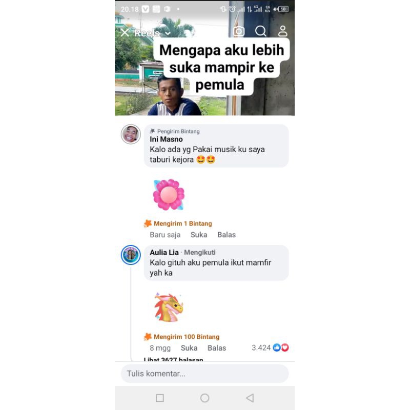 Jual GIFT BINTANG FB PRO - BINTANG FACEB0OKPRO / PROFESSIONAL/ FANPAGE ...