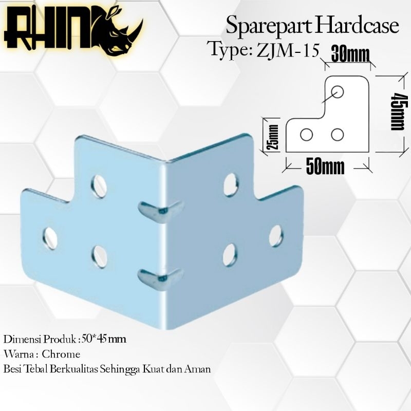 Jual JUMBO SIKU L besar ZJM-15 HARDCASE 6 BAUT Siku Thanos Siku Kapten ...