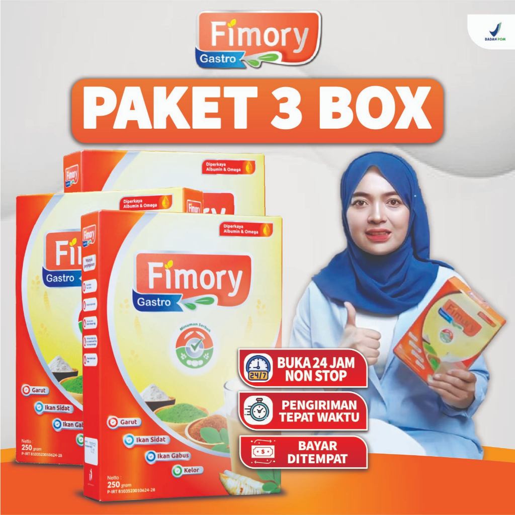 Jual Paket 3 Box Fimory Gastro Solusi Atasi Asam Lambung Dan Gerd ...