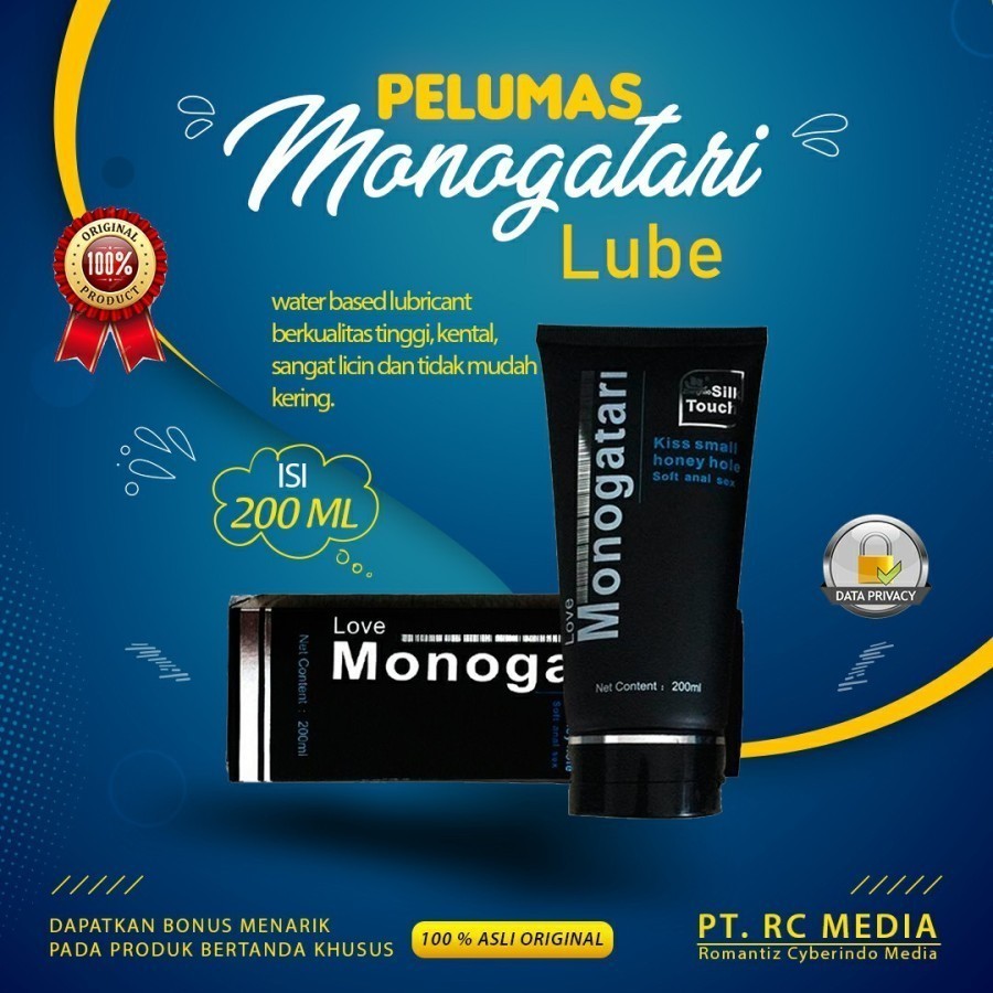 Jual Monogatari Lubricant Gel Pereda Nyeri Pelicin 200 ML Original ...