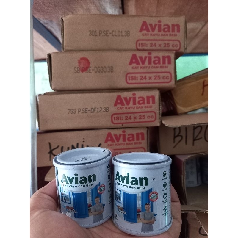 Jual cat kayu cat besi cat minyak cat kecil avian | Shopee Indonesia