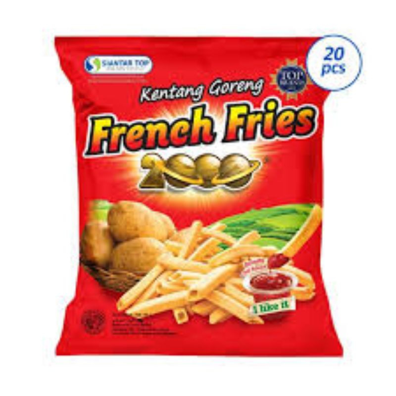 Jual Frech Fries 2000 Makanan Ringan 1 Renceng Isi 10 Pcs | Shopee ...