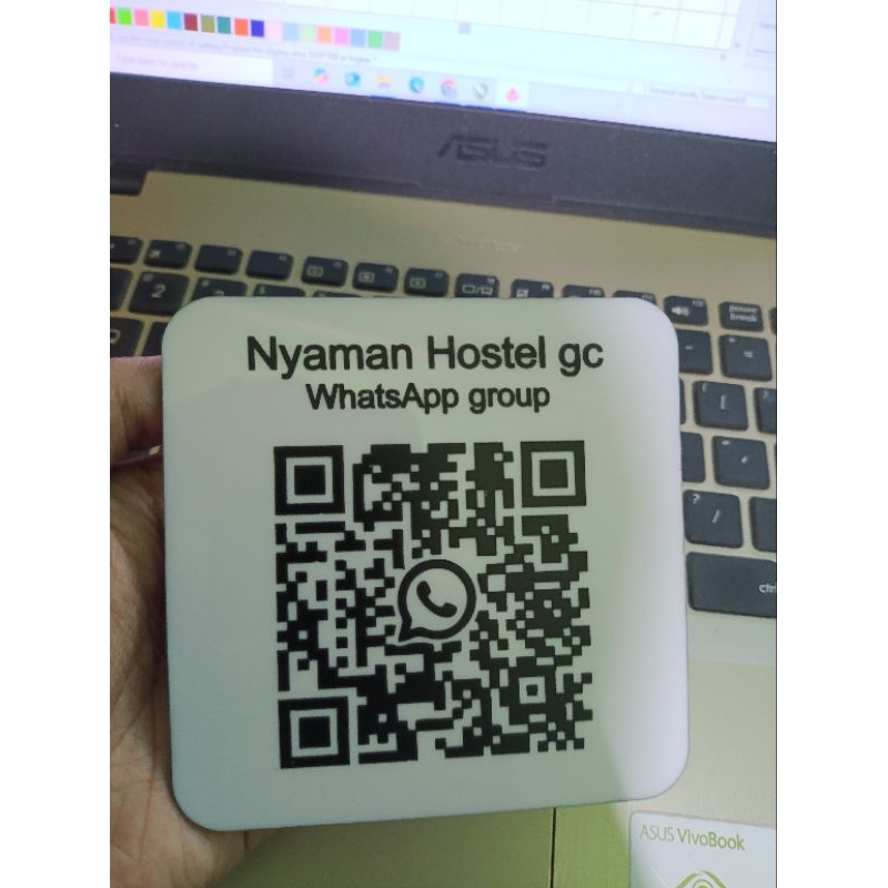 Jual Custom qrcode 10 cm standing | Shopee Indonesia