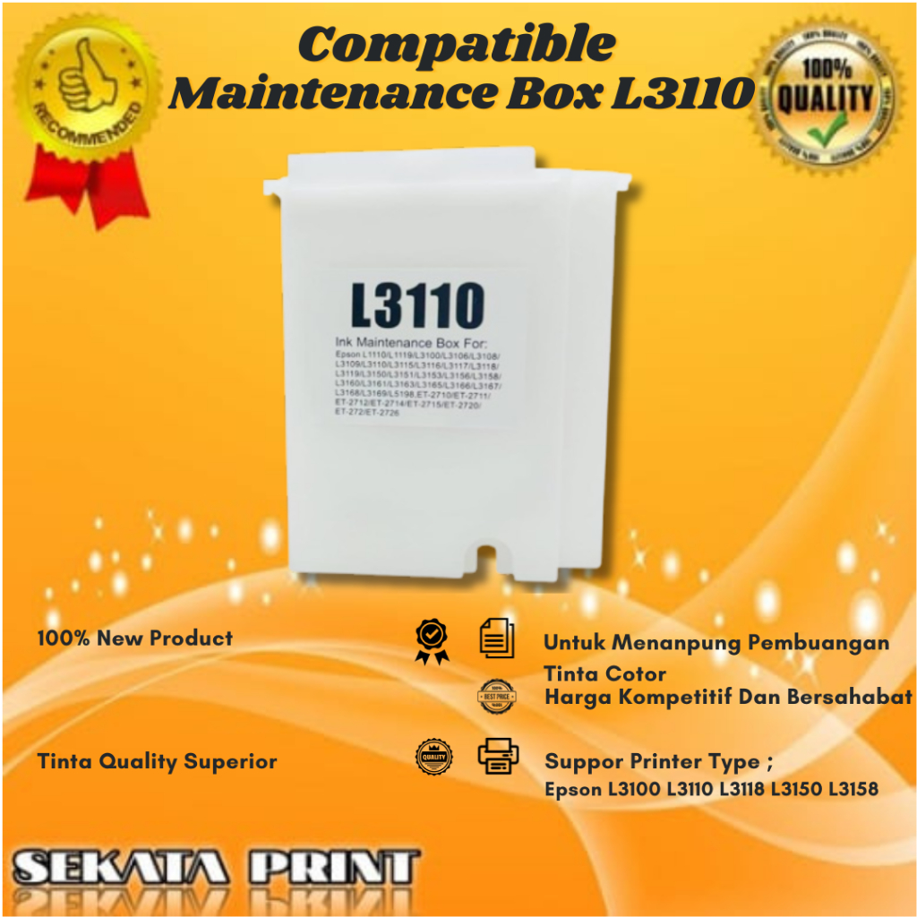 Jual Maintenance Box Compatible Epson L3110 Printer L3150 L3100 L3110 ...