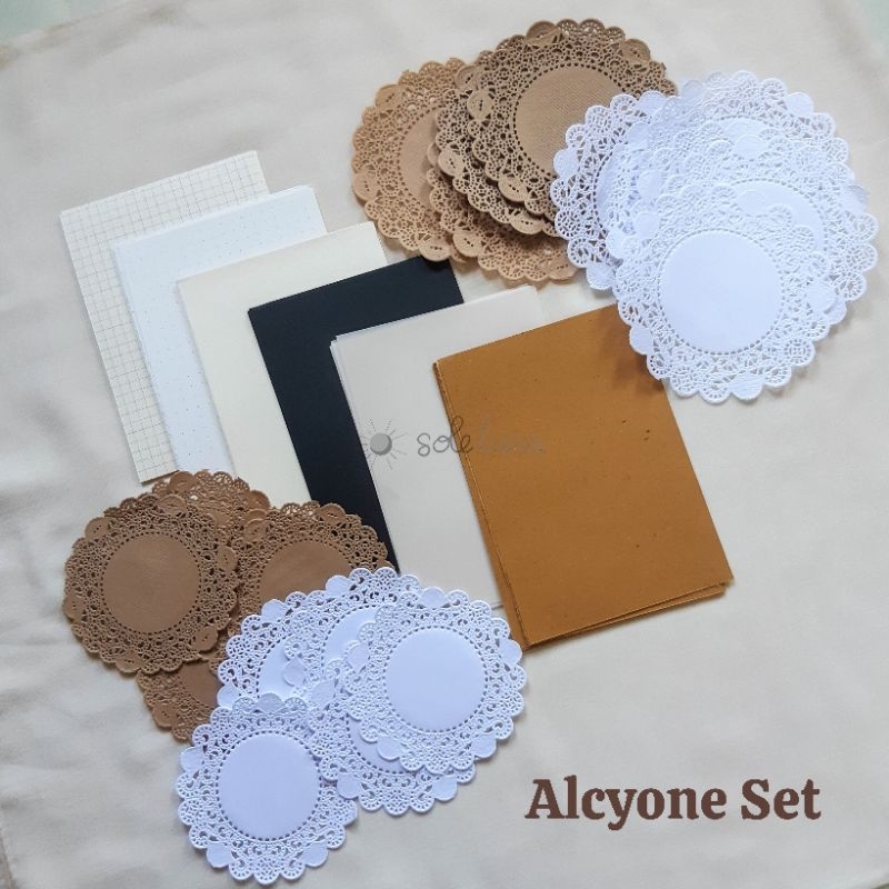 Jual JOURNALING KIT/SCRAPBOOK KIT 50 PCS DAN 100 PCS - ALCYONE SET ...