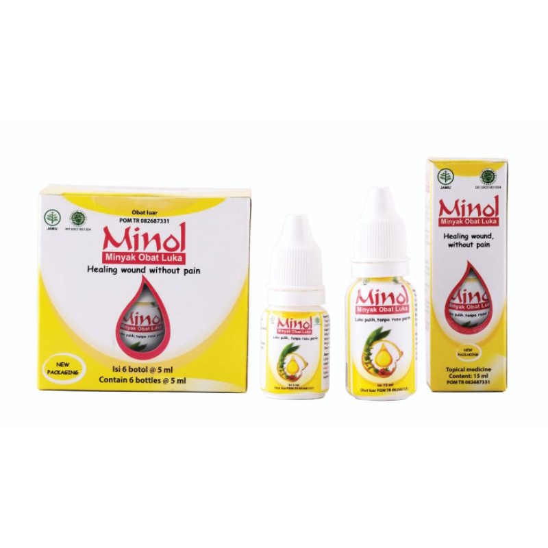 Jual Minol Minyak Obat Luka Herbal Tidak Perih | Shopee Indonesia