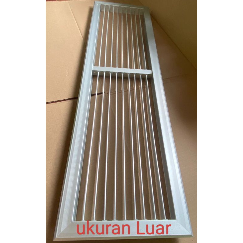 Jual grill RAG Ducting ukuran dalam 85x20cm (NATURAL) | Shopee Indonesia