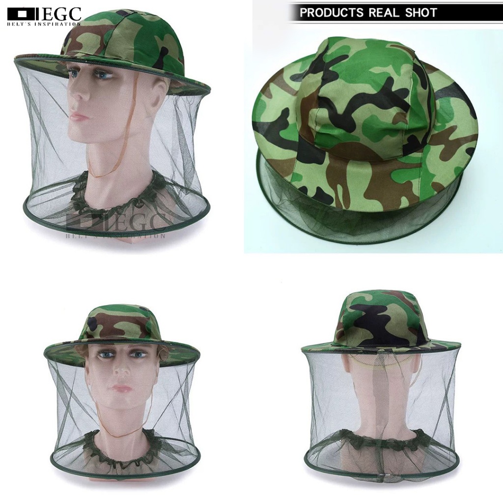 Jual [EGC] TOPI JARING LEBAH / TOPI PELINDUNG SERANGGA / TOPI JARING ...