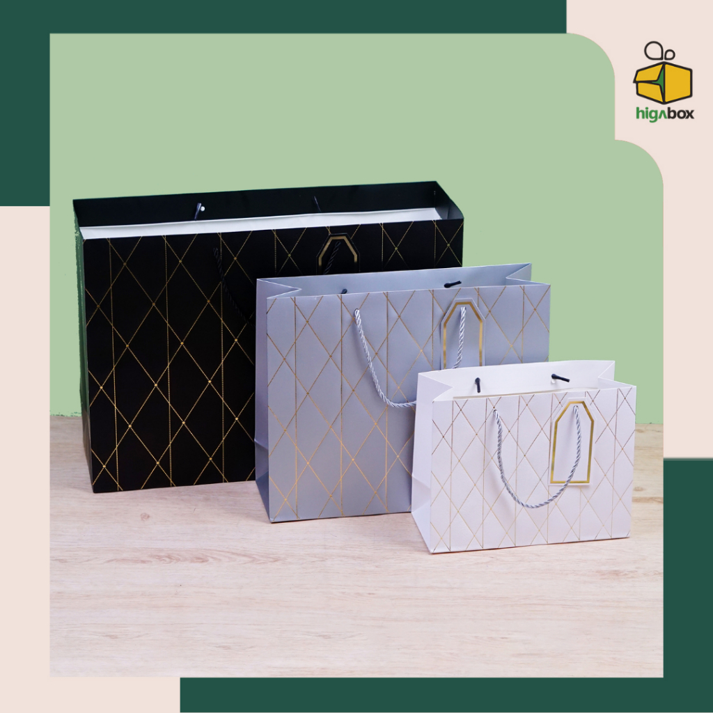 Jual Paper Bag Tas Kado / Gift Box Tote Bag / High end Gift Paper Bag ...