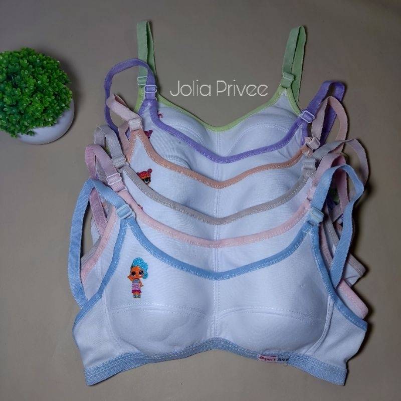 Jual bh remaja murah Bra Pelajar 12pcs/6pcs Bh tanpa kawat tanpa busa ...