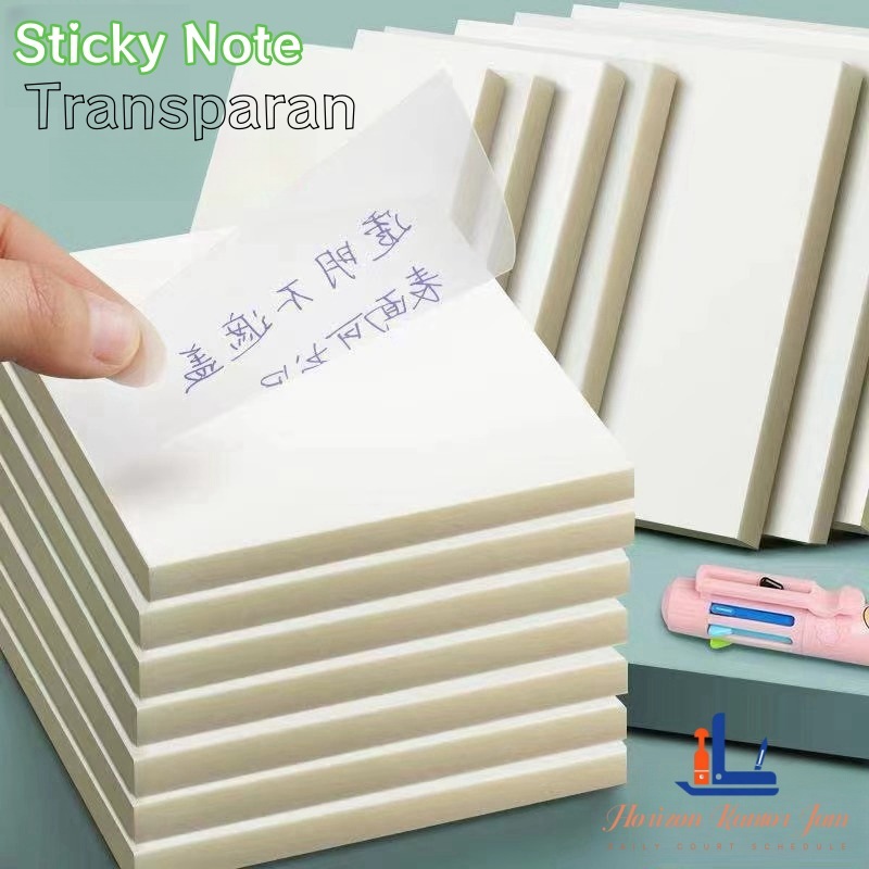 Jual Sticky Note Transparan Yang Dapat Ditulis Untuk Siswa Digunakan ...