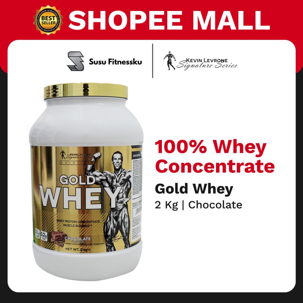 Jual Kevin Levrone Gold Whey 2Kg - Whey Protein Concentrate - Suplemen ...