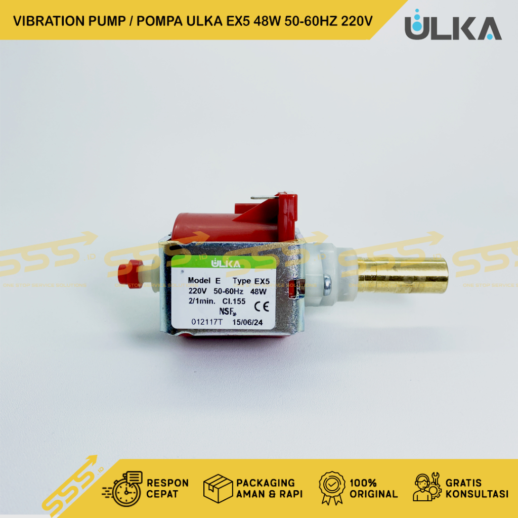 Jual VIBRATION PUMP MESIN KOPI / POMPA ULKA EX5 48W 50-60HZ 220V | Shopee Indonesia