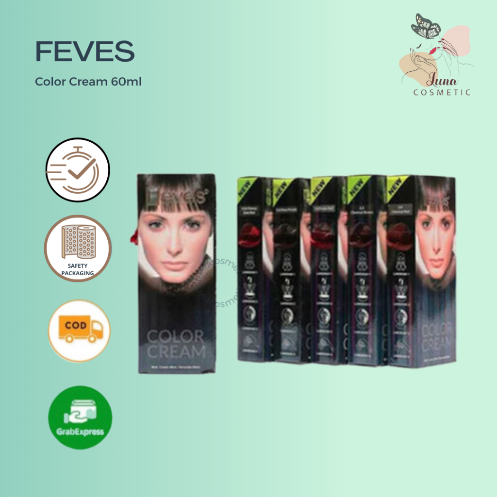 Jual Feves Color Cream 60ml | Shopee Indonesia