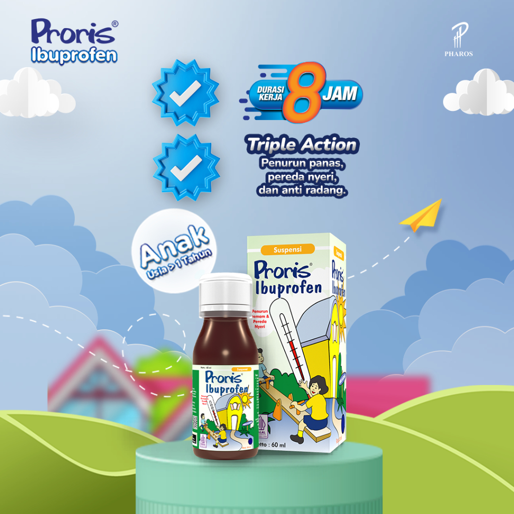 Jual Proris Suspensi 60 mL - Obat Penurun Panas / Obat Demam Anak ...
