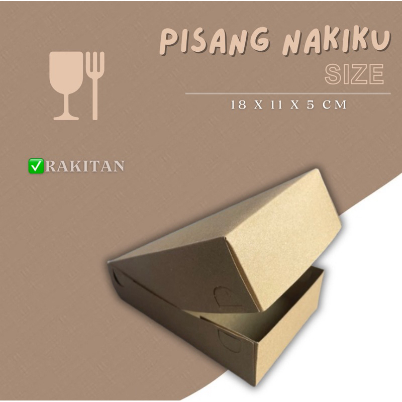 Jual Dus Pisang Nakiku - Kotak Pisang Nakiku - Kotak Pisang Goreng ...