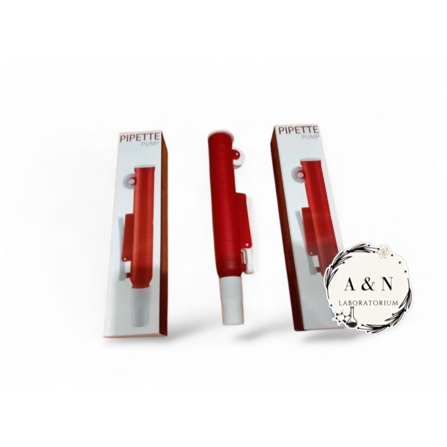 Jual Pipette Filler Pump / Bulp Pompa Pipet 25mL - RED / Merah | Shopee ...