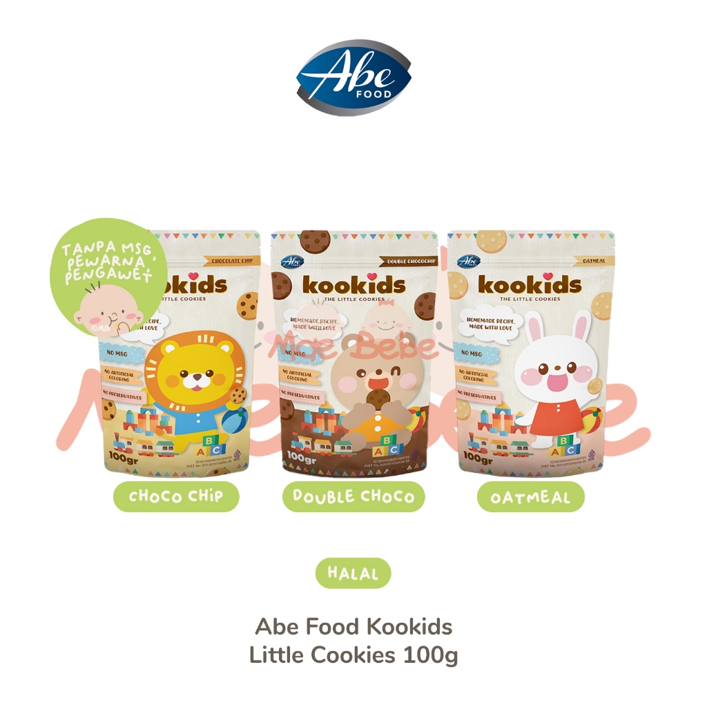 Jual Abe Food Kookids The Little Cookies Snack Cemilan Biskuit Kukis ...