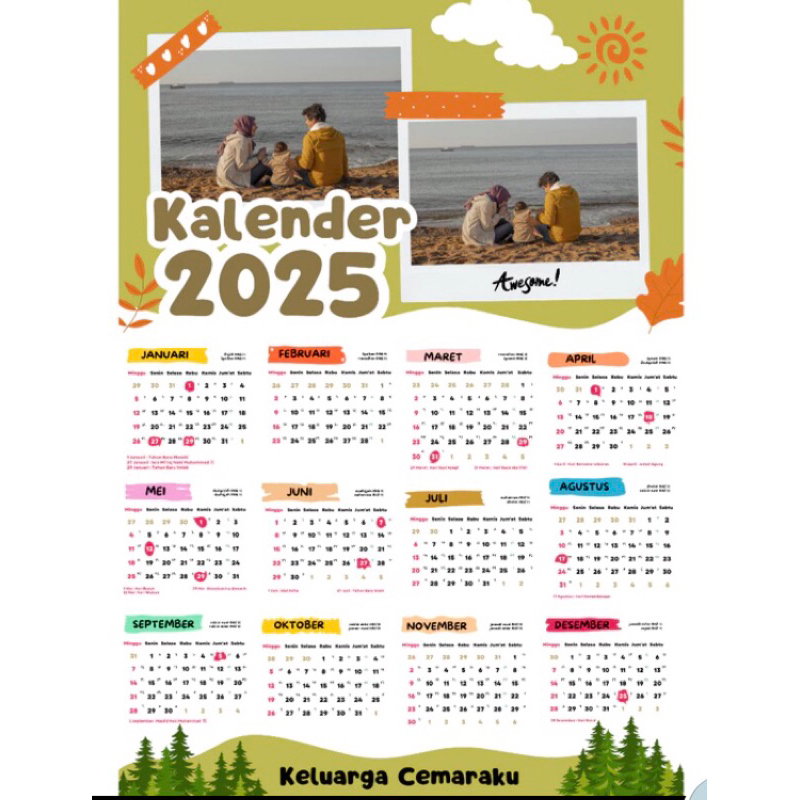 Jual kalender foto | Shopee Indonesia