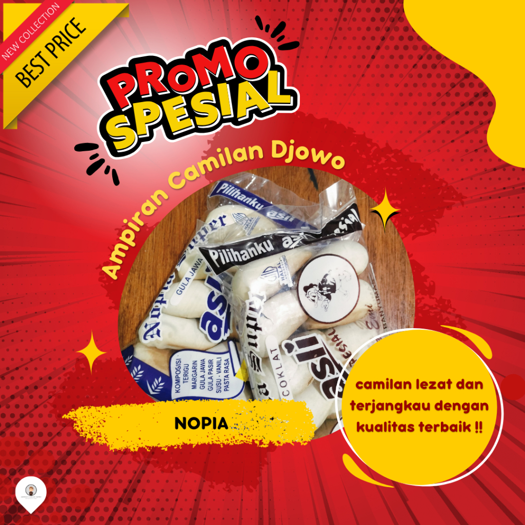 Jual Kue Nopia Super Gula Jawa Oleh-Oleh Khas Solo - Ampiran Camilan ...