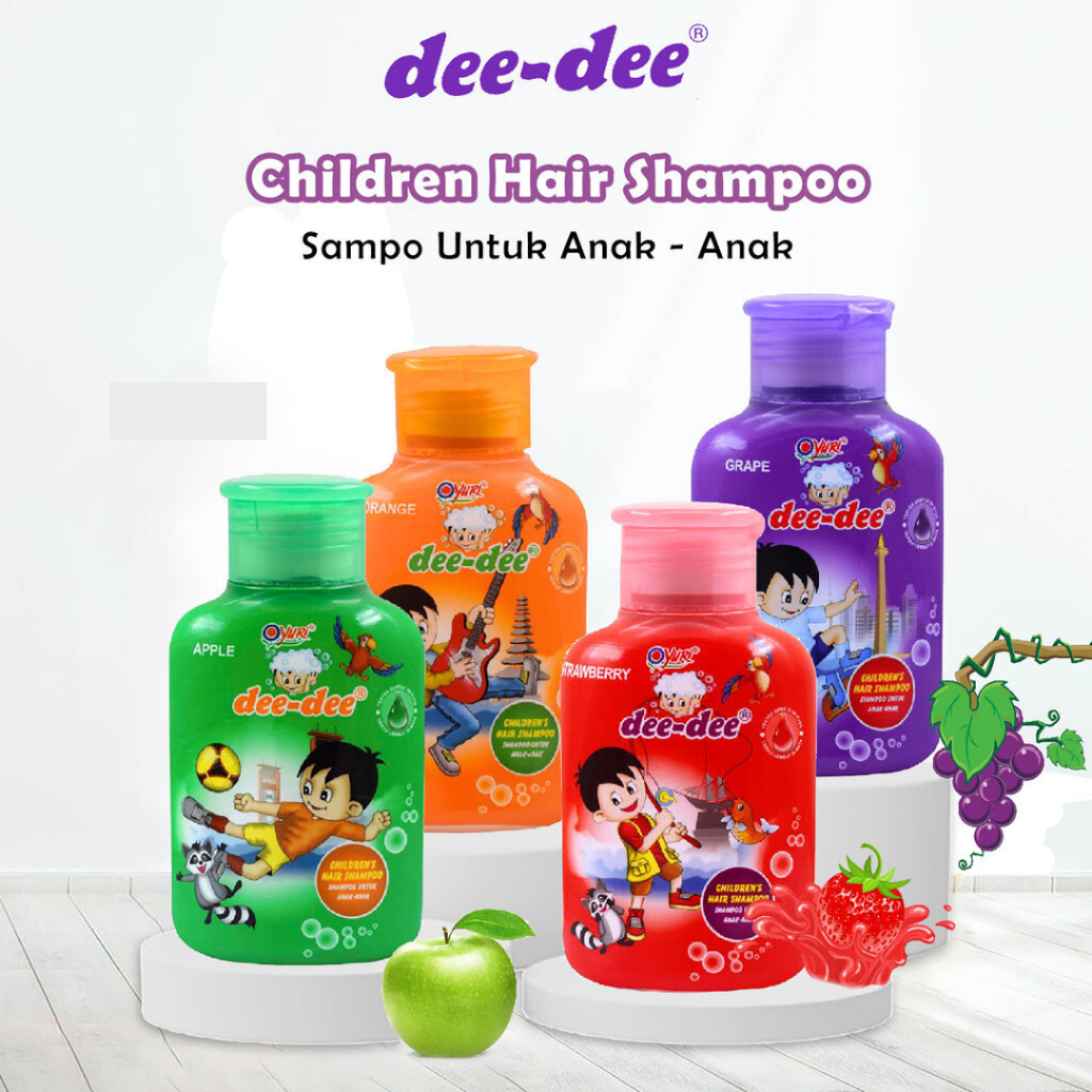 Jual Dee Dee Hair Shampo Kemasan Pump 250 ml - Shampo Anak Aroma Buah ...