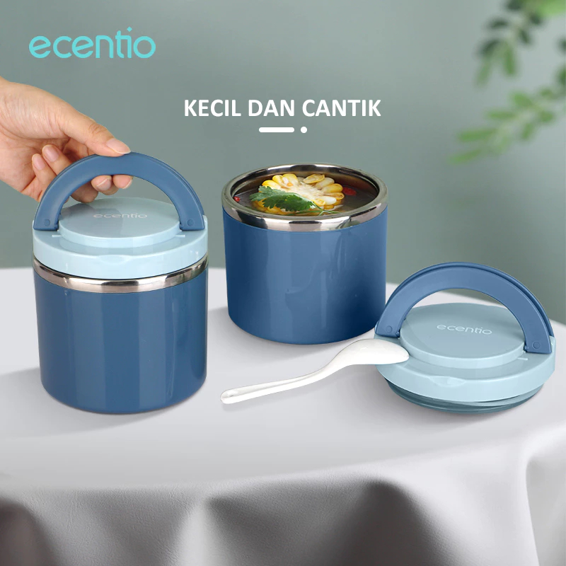Jual ECENTIO Tempat / Thermos Sup Stainless Steel Tahan Panas Anti ...