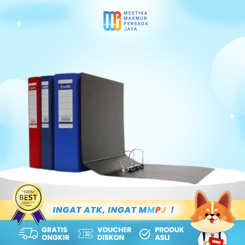 Jual Bantex Ring Binder A4 2D - 25mm Tempat Berkas Dokumen Ukuran A4 (8222) | Shopee Indonesia