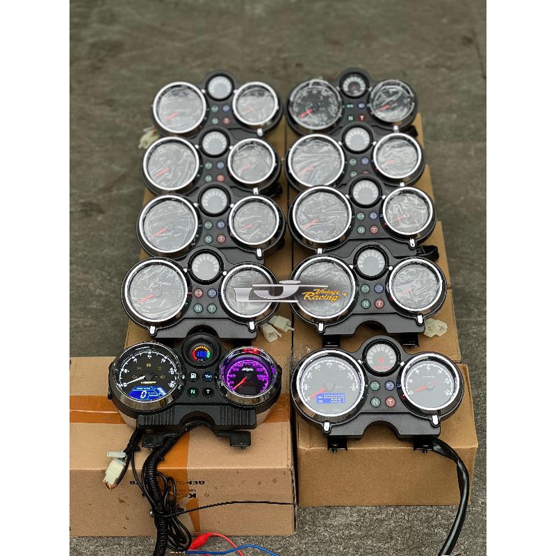 Jual SPIDO SPEEDOMETER SEMI DIGITAL V1 NINJA SS / R IMPOR | Shopee ...