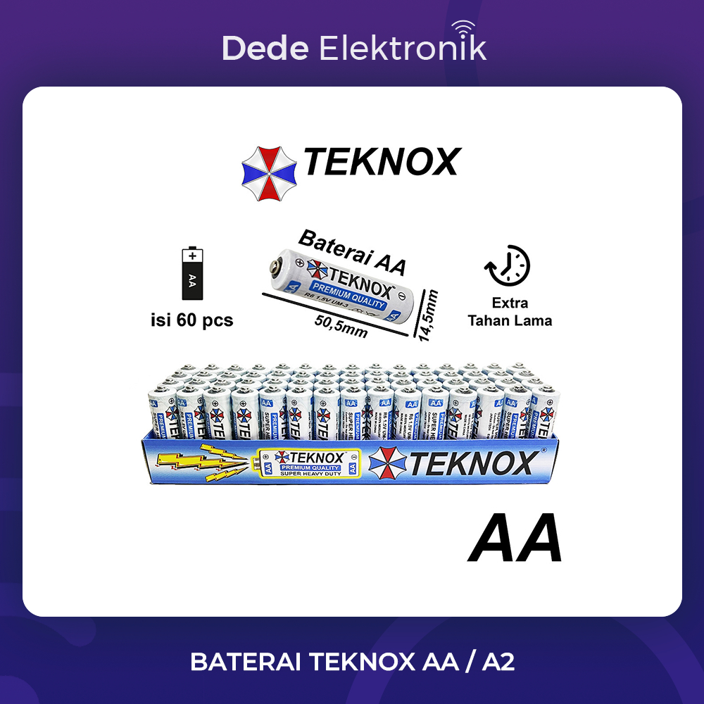 Jual Baterai Battery Batre Teknox AA Besar A2 TEKNOX Premium Quality ...