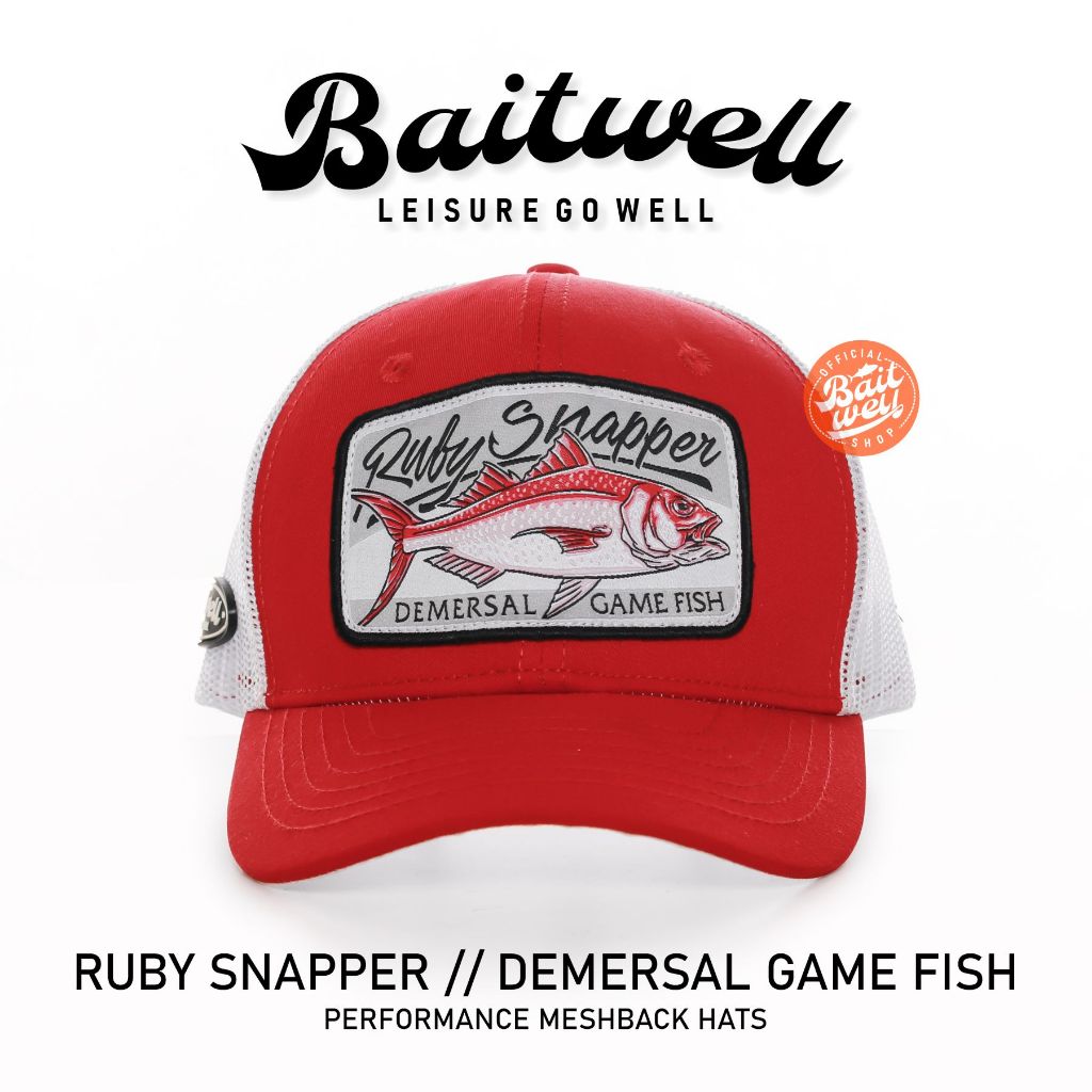 Jual RUBY SNAPPER MESH BACK HAT BAITWELL | Shopee Indonesia