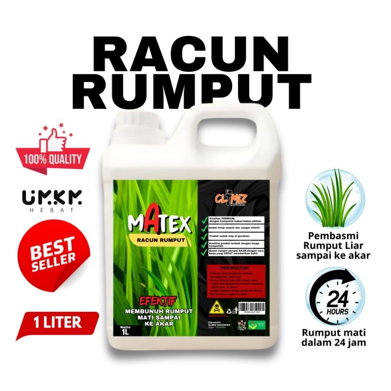 Jual Racun rumput 1L - Racun Rumput - Pembersih rumput - Siap pakai ...