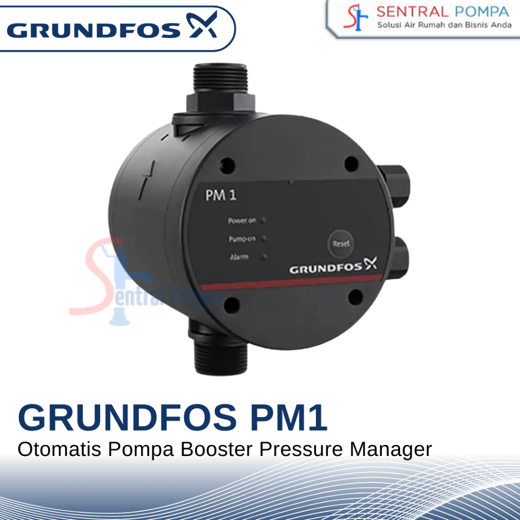 Jual Grundfos Pressure Manager PM1 Otomatis Pompa Booster / Grundfos PM 1 | Sentral Pompa ...