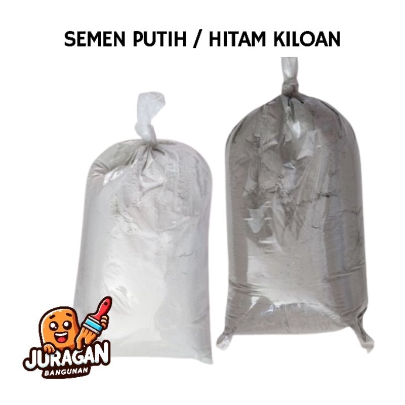 Jual Semen Putih Tiga Roda 3 Roda Kiloan | Semen Hitam Kiloan | Semen ...