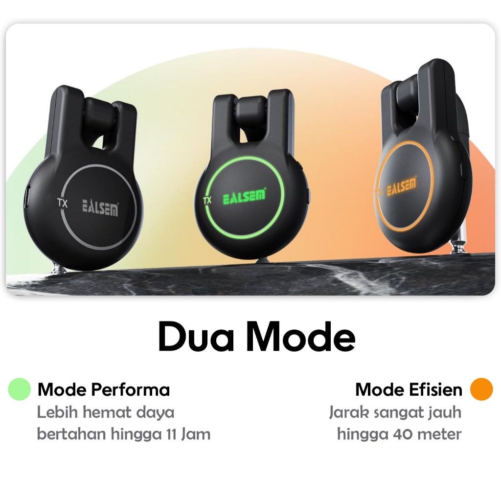 Jual Mic Wireless Gitar Ealsem EA-M1 Transmitter Receiver Tanpa Kabel ...