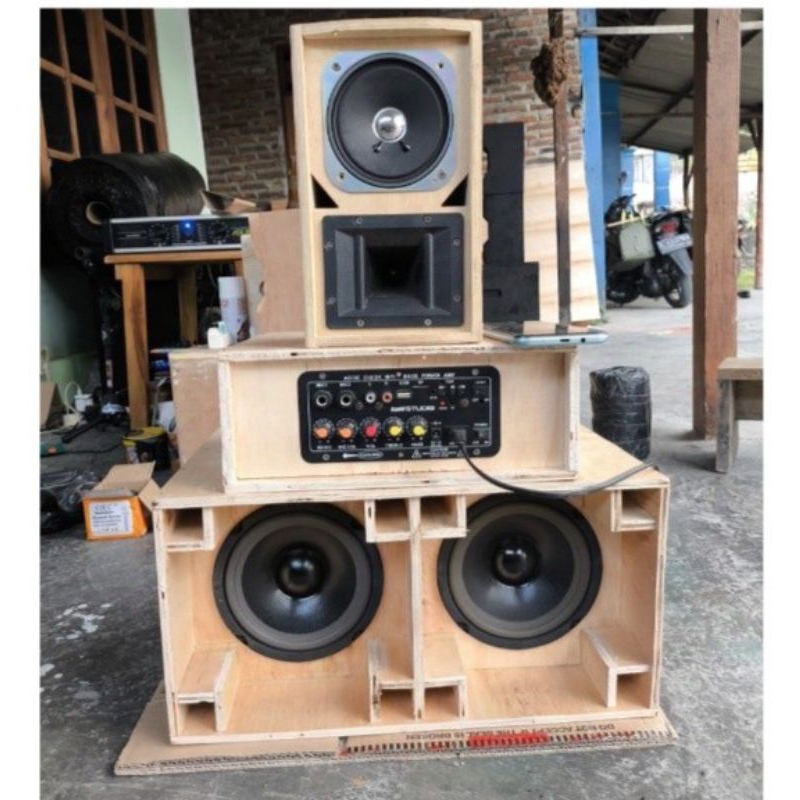 Jual miniatur speaker siap bunyi, Planar doble speaker 6 inch, power ...