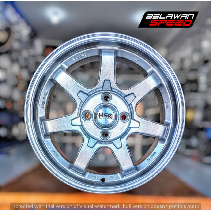 Jual VELG MOBIL RACING PELEK MODIFIKASI RING 15 HSR BOROKO TJH PCD 4X100 UNTUK BRIO AYLA AGYA ...